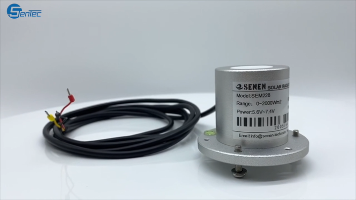 RS485 0-1800W/m2 Solar Radiation Sensor Solar Radiation Pyranometer ...