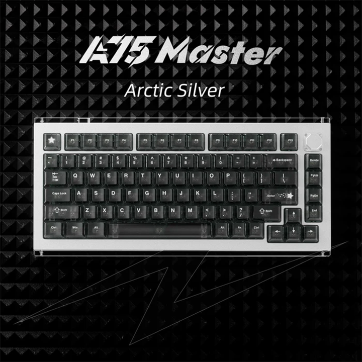 DRUNKDEER A75 MASTER HE MAGNETIC SWITCH KEYBOARD- GREY TYPE ON KEYBOARD ...