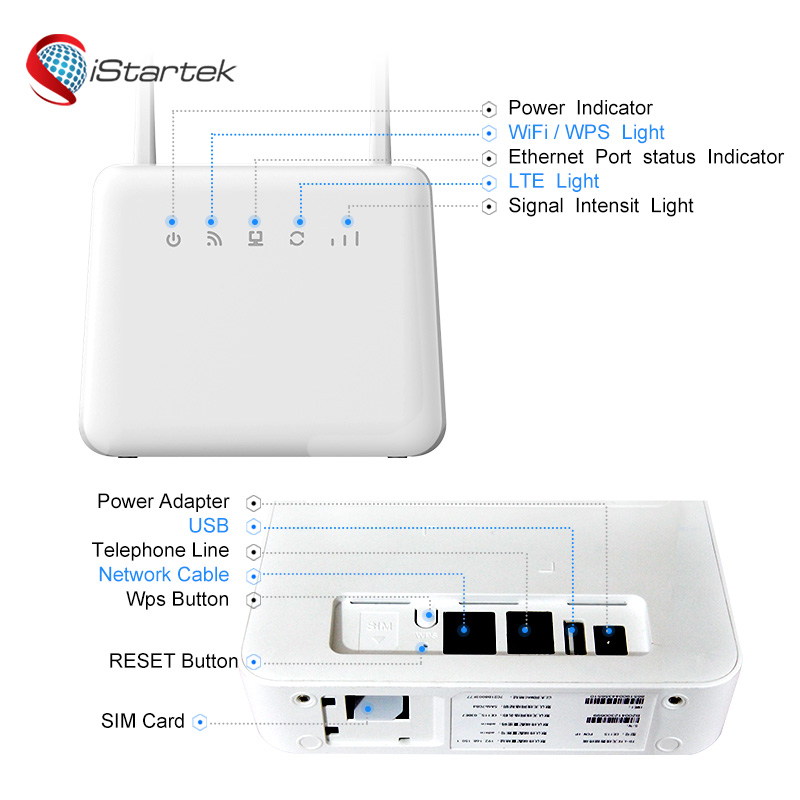 4g router 4g router wifi rj11 seguro para su hogar & amp; Oficina ...