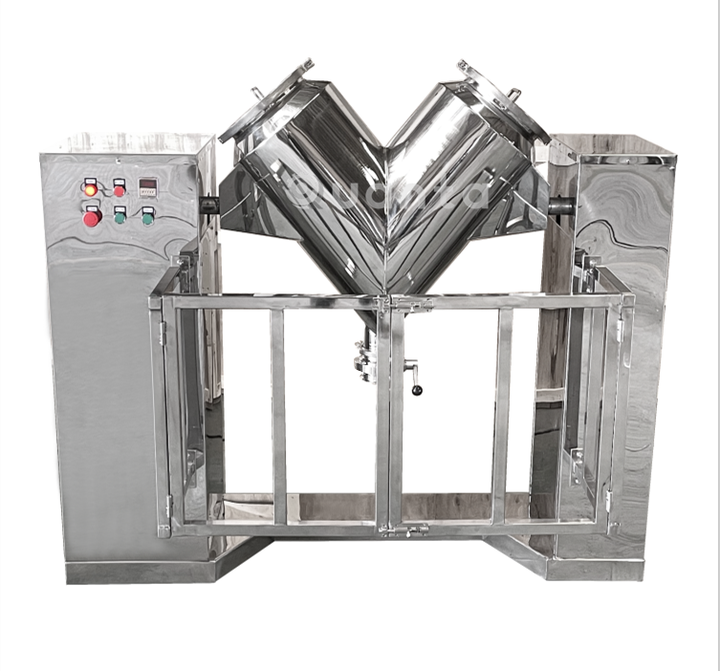 DZJX Stainless Steel Mini V Shape Blender Mixer for V-Type Powder Mixing Machine 5L 10L 50L 100L ...