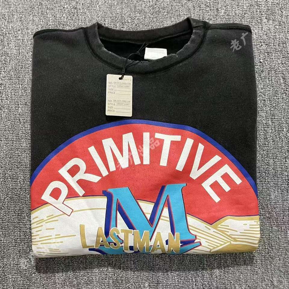 Saint Michael Crew Cartoon Vintage Winter Casual Pullover Hoodie Men's ...