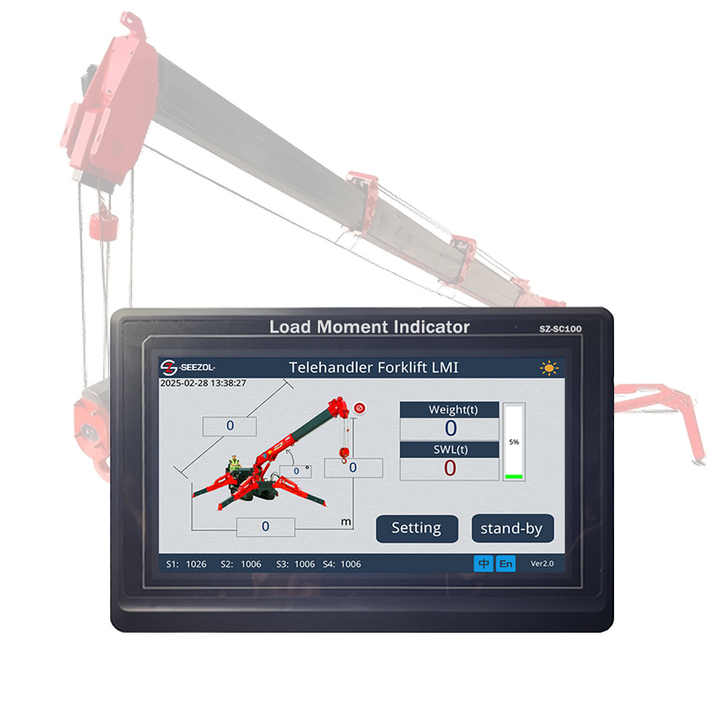 OEM Spider Crane Load Torque Indicator Load Limiter w Alarm Prompt ...