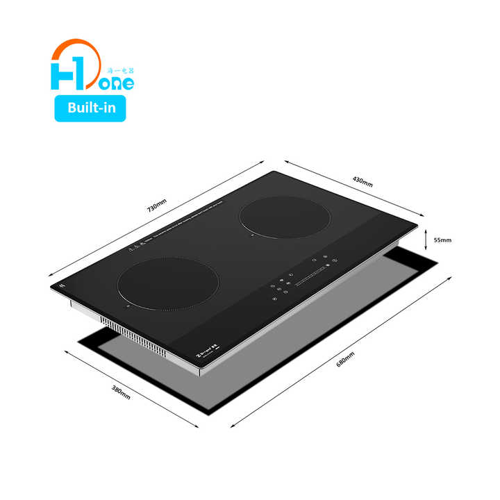 China Factory Doopen Smart Induction Cooker 2 Burner with Wireless ...