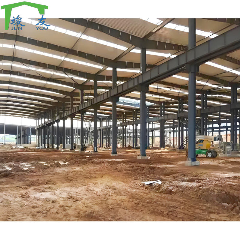 Galvanized Light Steel Warehouse Pole Barn Building Kits Chicken ...