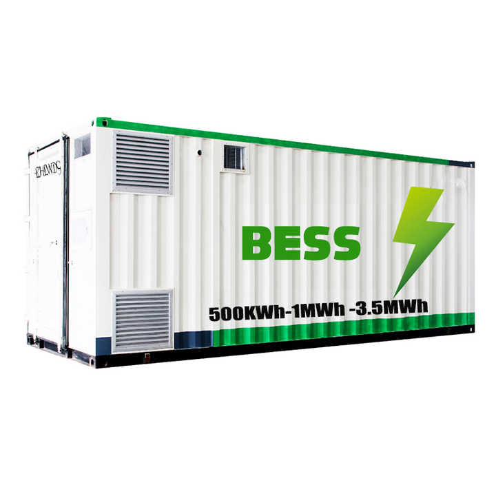 2MWh BESS Battery System 500KW 1mwh 40 Feet Solar Power Energy Storage ...
