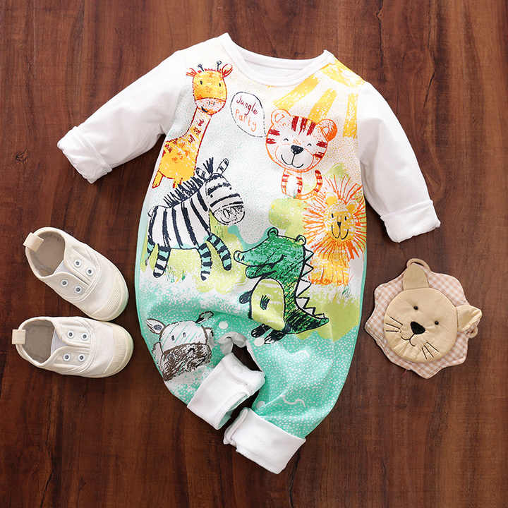 Baby Clothes Spring and Autumn Girls and Boys Baby Clothes 0-1-2 Year ...