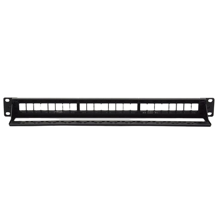 1U Rack Mount Unshielded Blank Patch Panel 24 Port Products from Ningbo ...