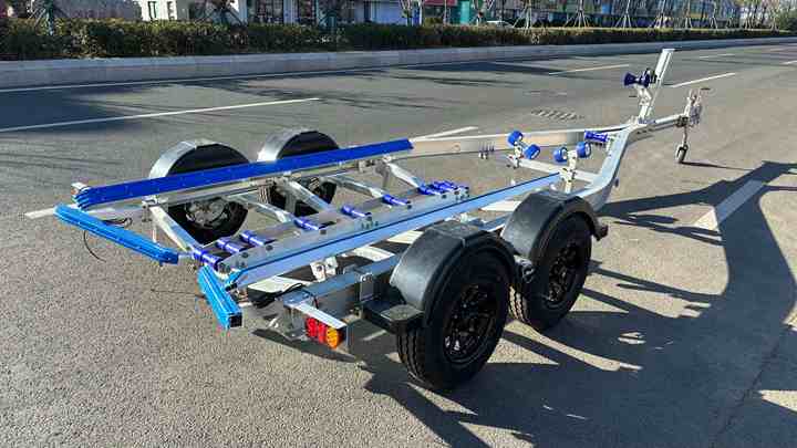 Tandem Axle 2550KG Load Heavy Duty Marine Boat Trailers 6.9m Watercraft ...