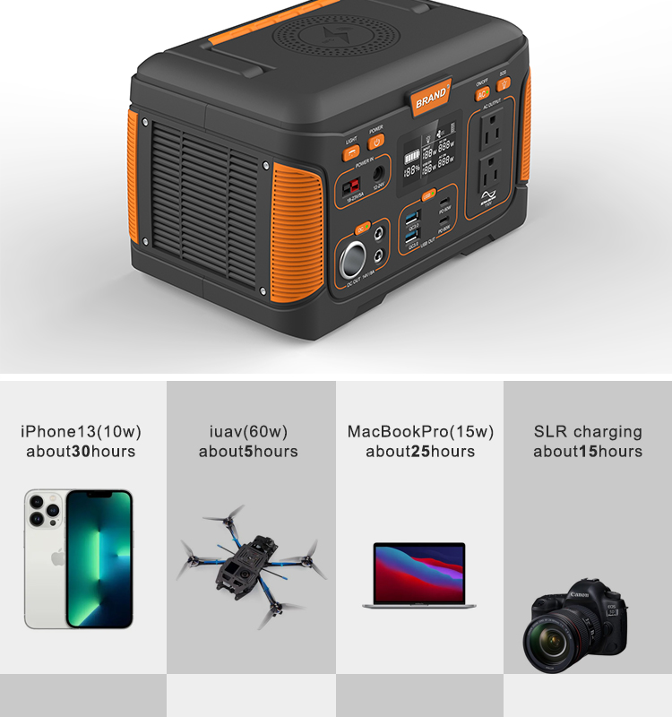 110V 220V Li-ion Battery Off Grid Portable Solar Generator 1000W 1500W 2000W 3000W Portable ...