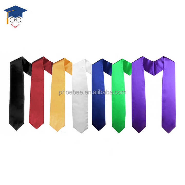 Wholesale Satin Plain Graduation Sash Graduation Stoles| Alibaba.com