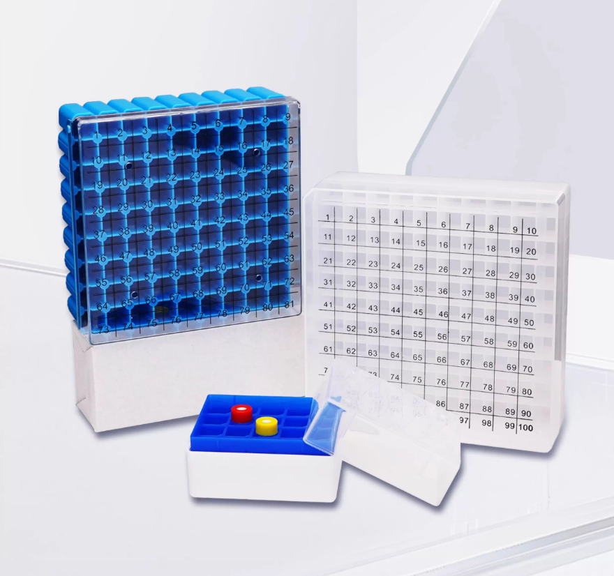 Plastic Freezing Tube Box, pp Freezing Storage Box with Code Pc81 ...