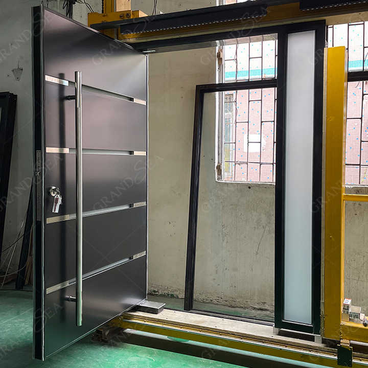 Foshan Factory Exterior Main Entrance Steel Security Door