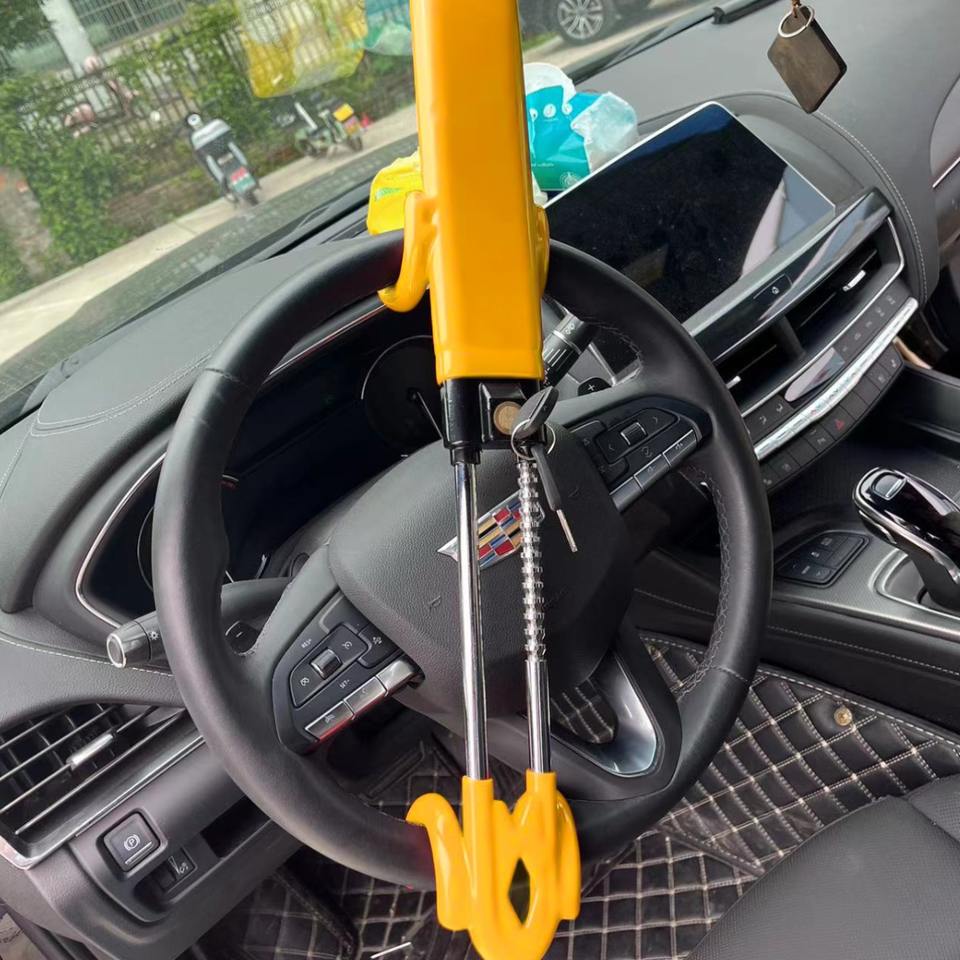 Steering Wheel Lock - Heavy Duty Antitheft Device