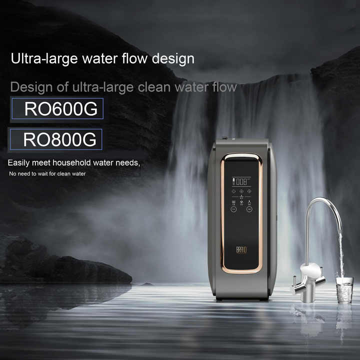 800 GPD Electric Self-Cleaning Whole House RO Water Purifier Sink RO ...