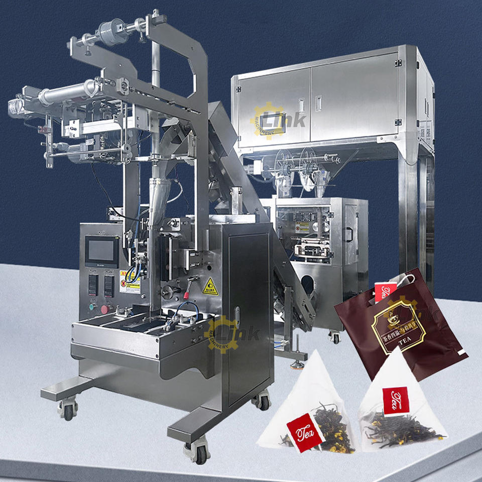 Fully Automatic Outer Bag Tea Bag Packing Machine Triangle Bag ...