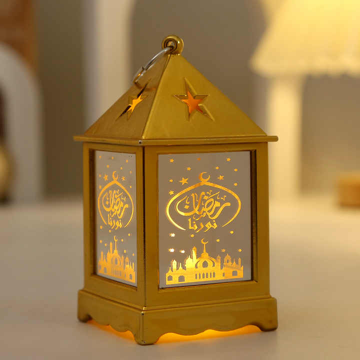 Elegant Ramadan Lantern LED Lights - Decorative Night Ornaments