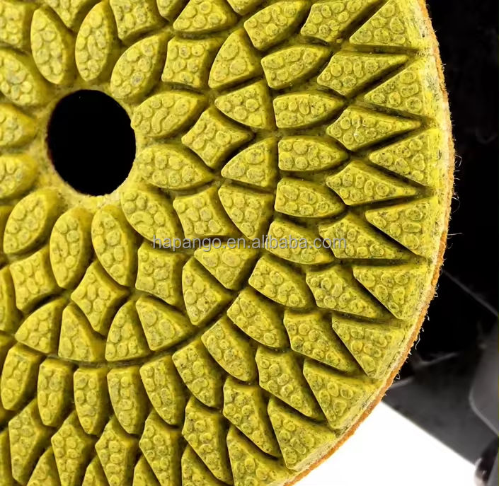 Factory Wholesale 4Inch 4-Steps Flexible Diamond Wet Polishing Pad for ...