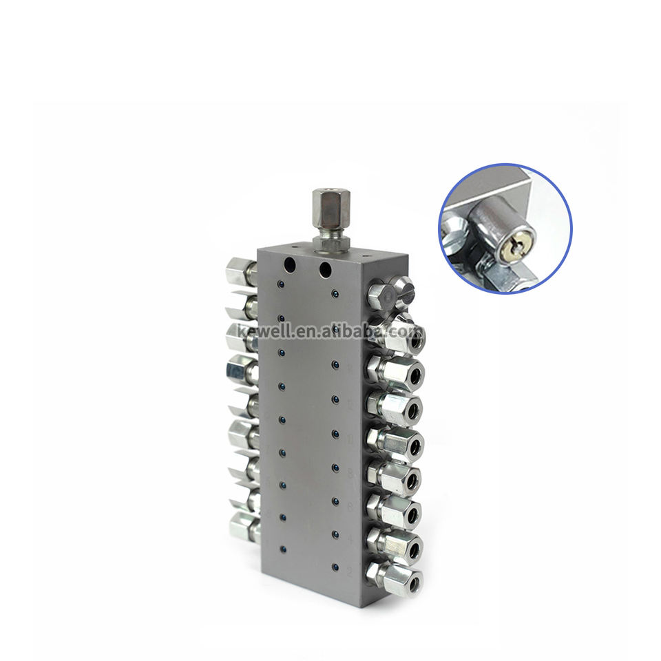 SSV17C Manifold Progressive Lubrication Lobe Metering Grease Dispenser ...