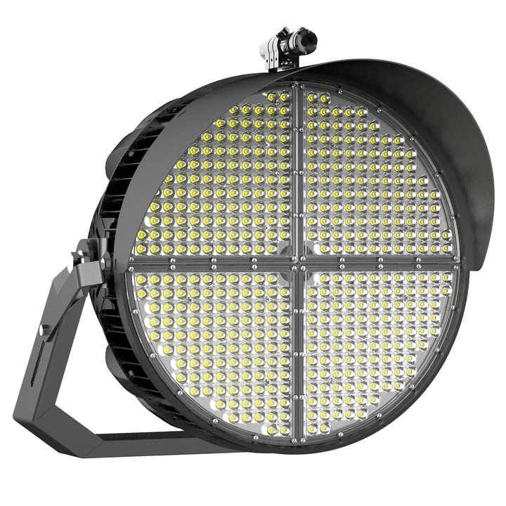 IP66 Round LED Sports Stadium Flood Light 300w 500w 750w 1000w 1200W Dali Dmx Rgbw for Sports ...