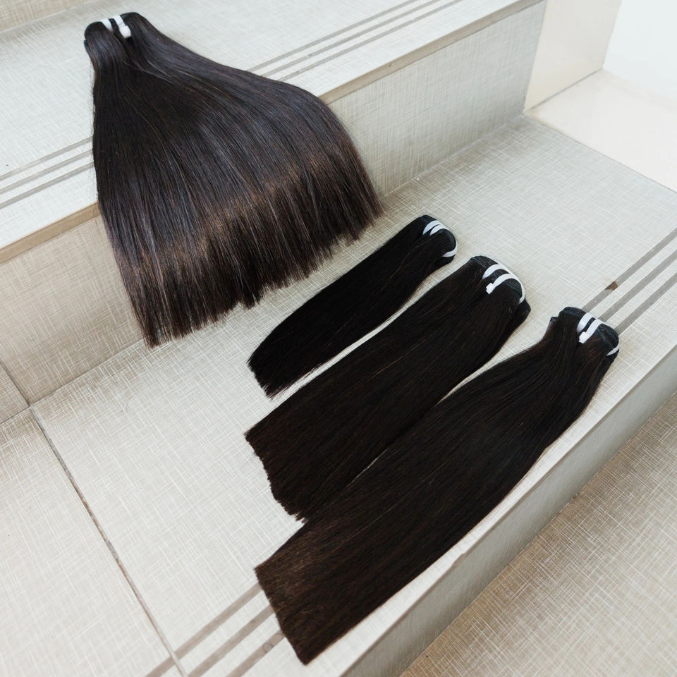 Full End Human Hair Extensions Double Drawn Vietnamese Human Hair ...