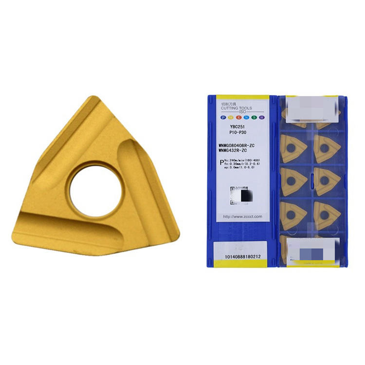 Carbide Insert WNMG080404R/WNMG080408L ZC YBC251 CVD High Wear ...