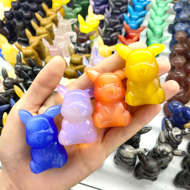 Pikachu Kristal Oymalar - Toptan Cadılar Bayramı Hediye Fikirleri