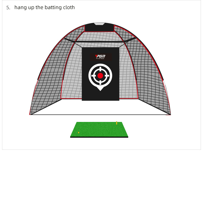 PGM LXW026 golf tent practice net indoor and outdoor chipping folding ...