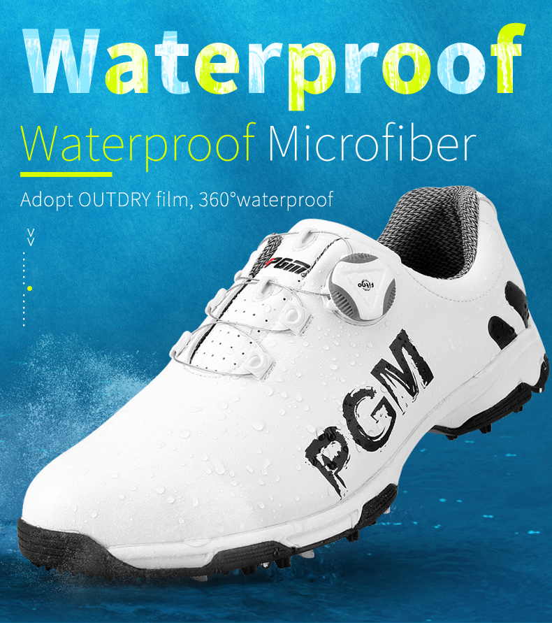 PGM XZ103 Microfiber Wholesale men's golf shoes-企业官网