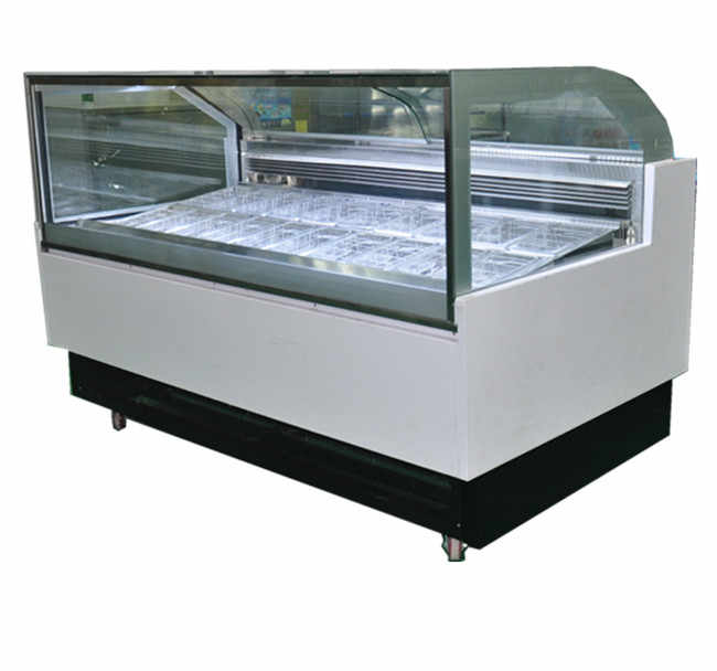 Ice Cream Refrigerator - 22 Flavors Popsicle Display