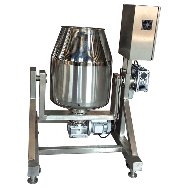 Industrial 100-1100liter Stainless Steel Rotating Drum Powder Mixer ...