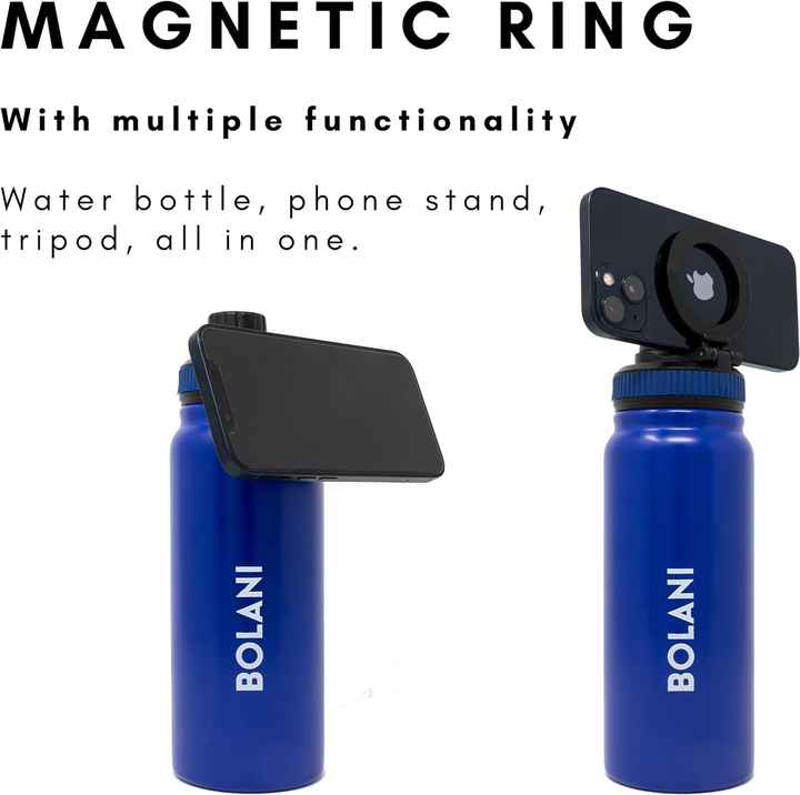 Stainless Steel Water Bottle Magnet Top Magnetic Tripod Water Bottle ...
