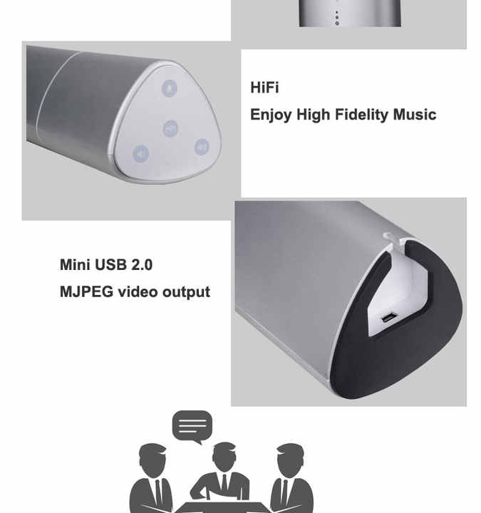 All in One Conference Camera 360 Panoramic Camera Video Conference ...