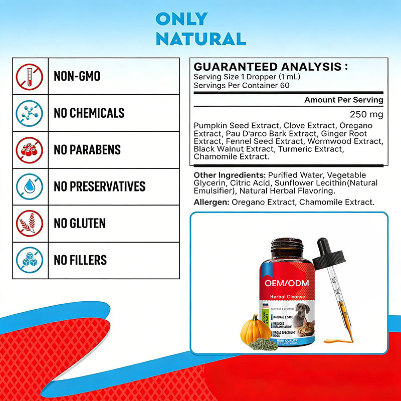 Herbal Natural Multivitamin Drops Enhanced Probiotics Omega3 Salmon Oil ...