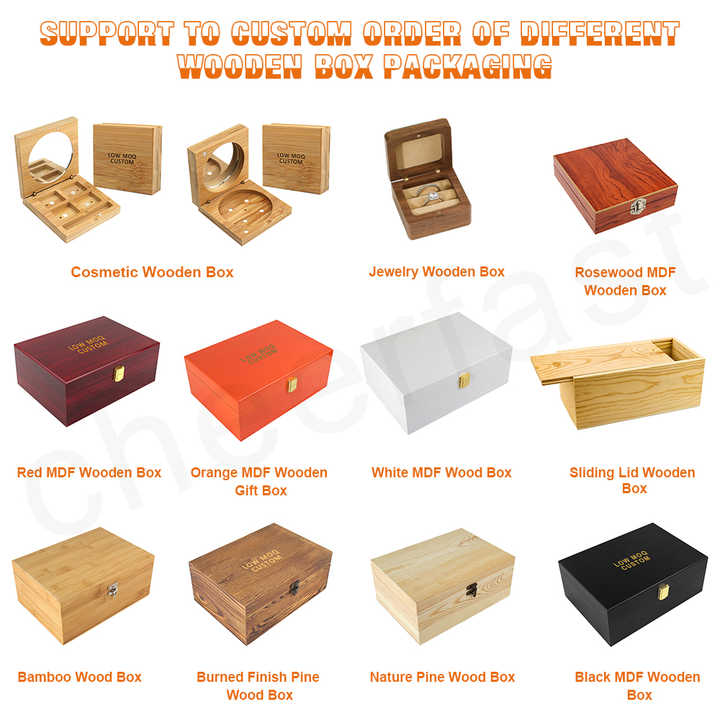 Custom Wooden Packaging Boxes - Perfect for Small Business