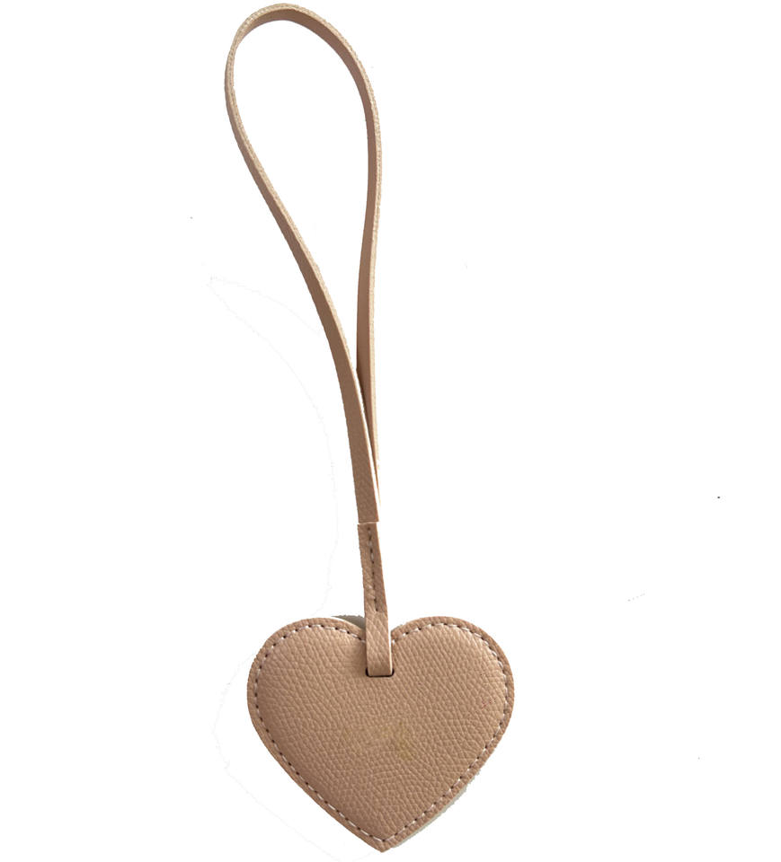 Shop Our Luxury New Stock PU Leather Heart Shape Bag Charm