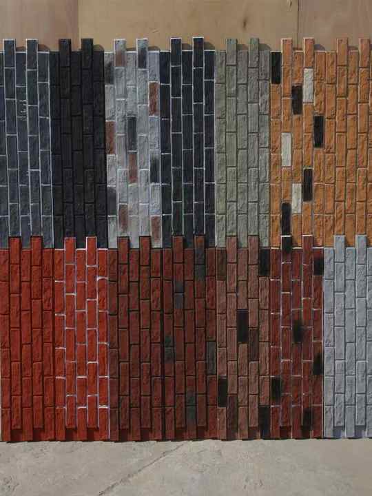 Waterproof Faux Stone Wall Deco PU Brick 3D Polyurethane Panels ...