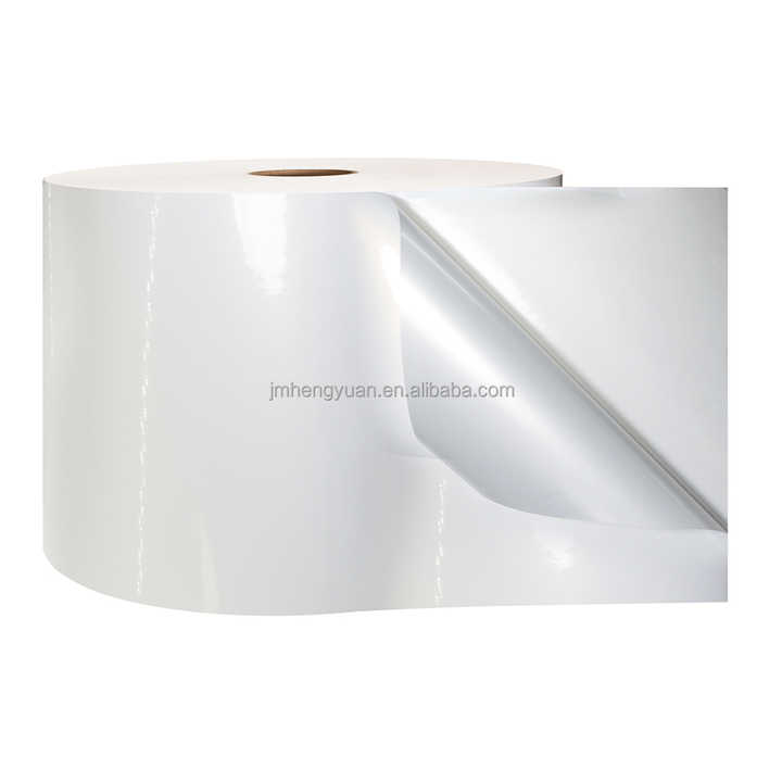 Gloss BOPP White/Sliver/Clear Jumbo Label Material Polypropylene ...