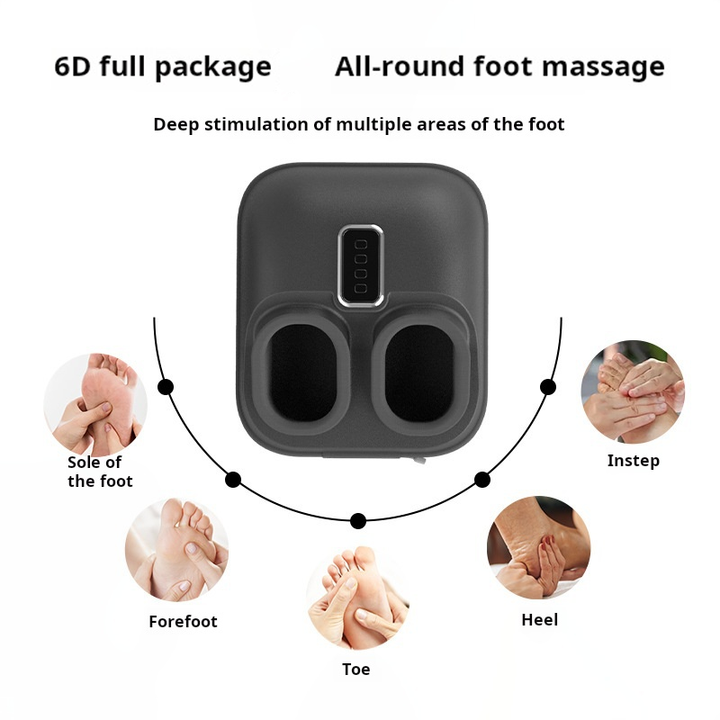 Airbag Compression Foot Massager Hot Compress Therapy Machine with ...