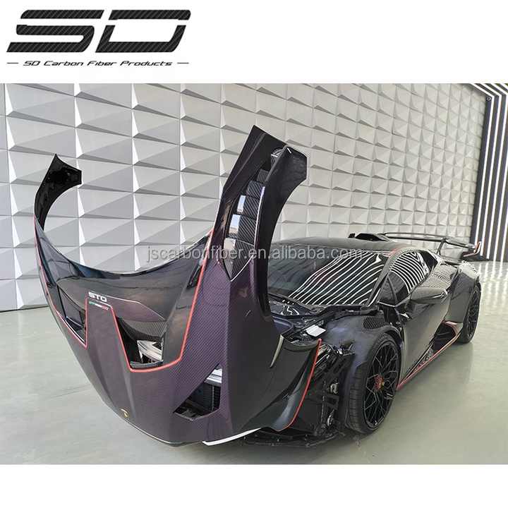 Full Dry Carbon STO Front Bumper for Lamborghini Huracan