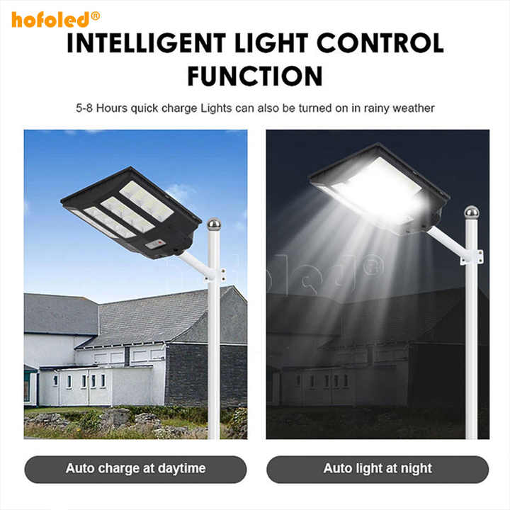 Hofoled High Lumen Solar Powered Lamp IP65 LED Streetlights
