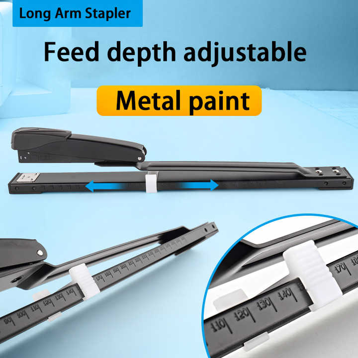 Stapler Bookbinding Reach Stapler Manual Extended A3 Paper Metal Long ...