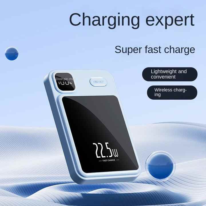 Mini Fast Charging Magnetic Wireless Power Bank - 5000mah