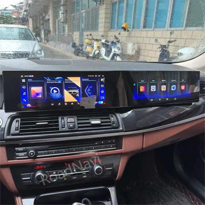 21'' RoadNavi Dual Screen Android Radio for BMW 5 Series F10 F11 CIC ...