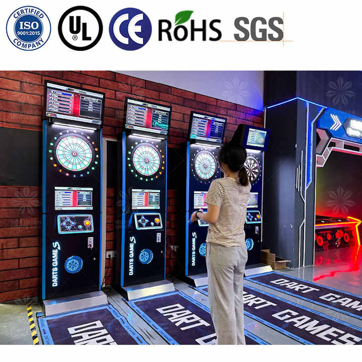 Coin Operated Dart Board Arcade Machine Games for Amusement Park ...