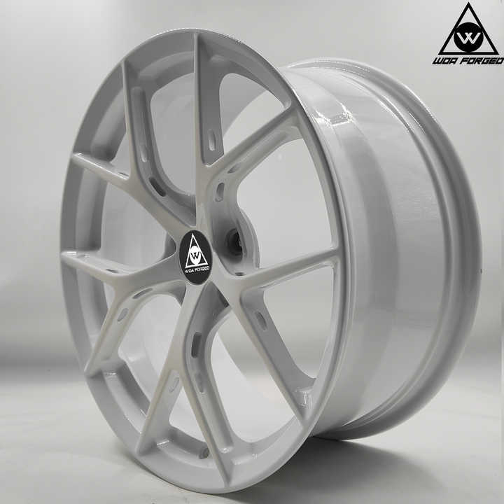 WHITE Forged Wheels Passenger Car Wheels Aluminum Wheel Rims Custom 17 ...