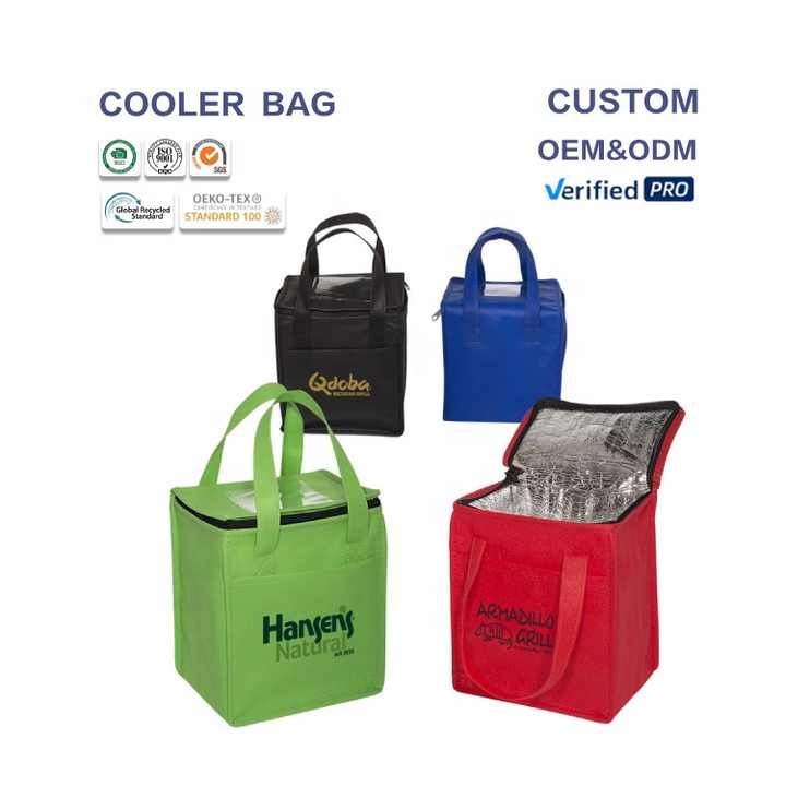 Huahao Custom Logo Promotional Reusable Thermal Bag
