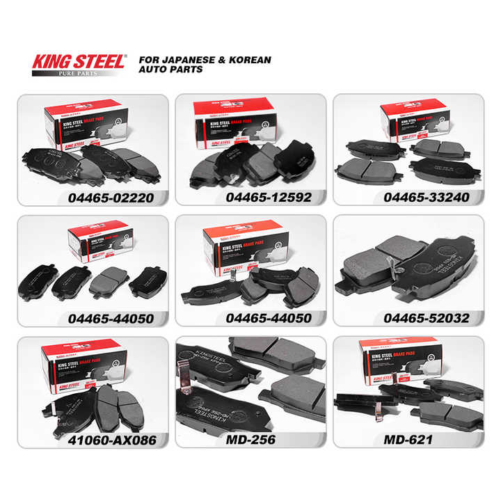 Genuine Quality Semi Metallic Ceramic Auto Brake Pads for Toyota