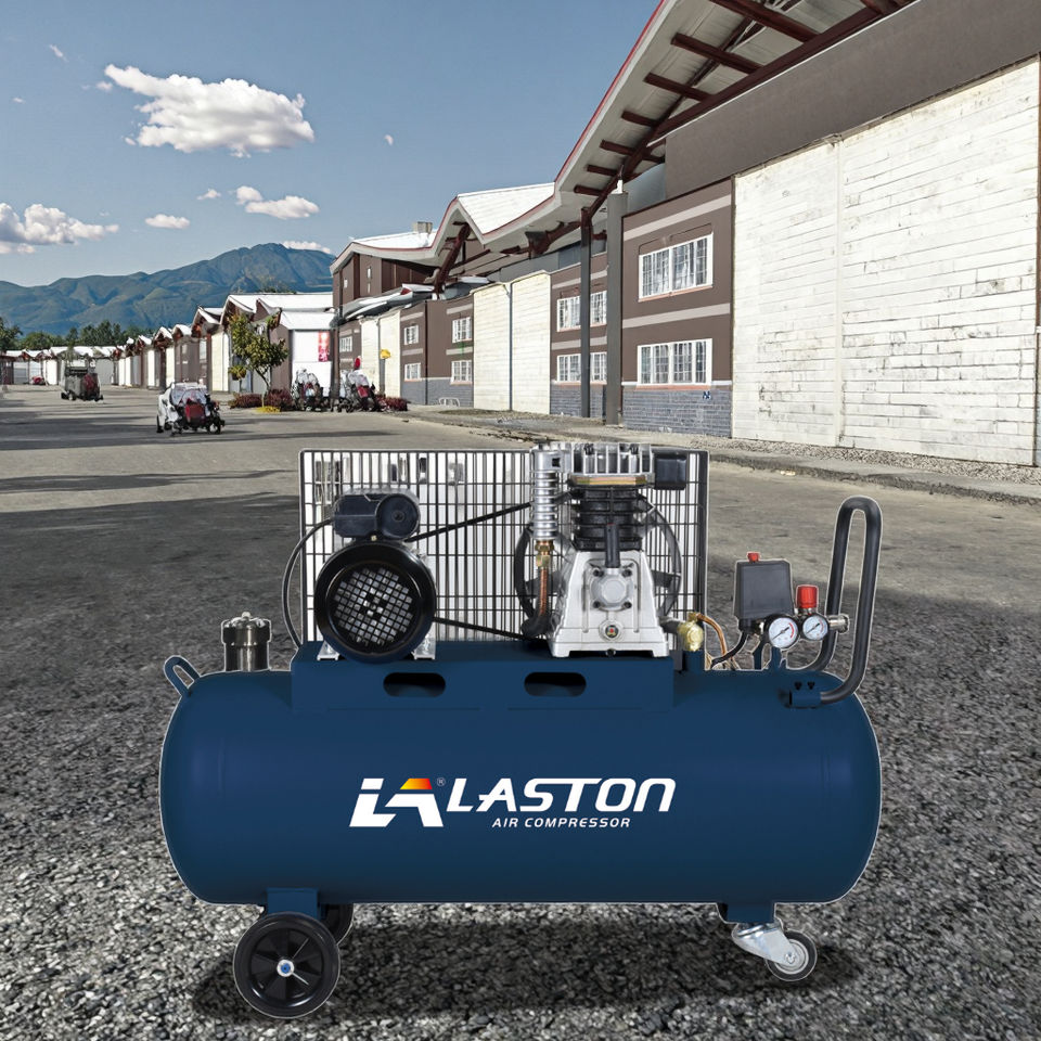 LASTON Portable 220V AC Power Lubricated Piston Core Air Compressor ...