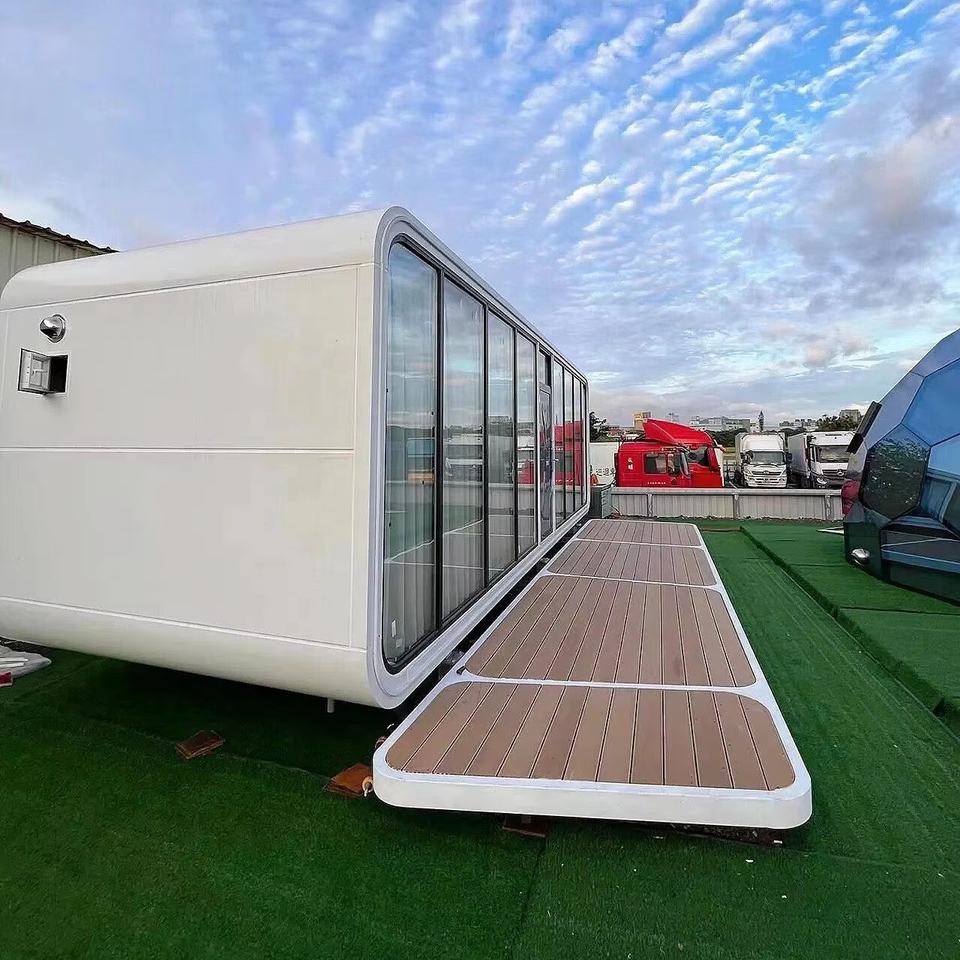 2 Story New Factory Apple Capsule Mobile Home Prefabricated Cabin with ...