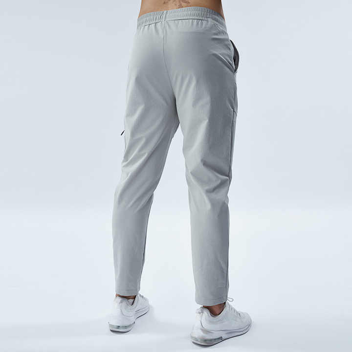 Solid Color Waterproof Gym Pants Men Skinny Stylish Sport Pants Dry Fit ...